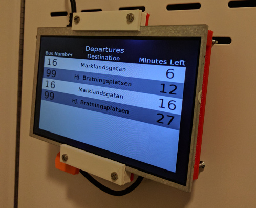 My Personalized V sttrafik Bus Stop Dimitris Platis Software Engineer Maker